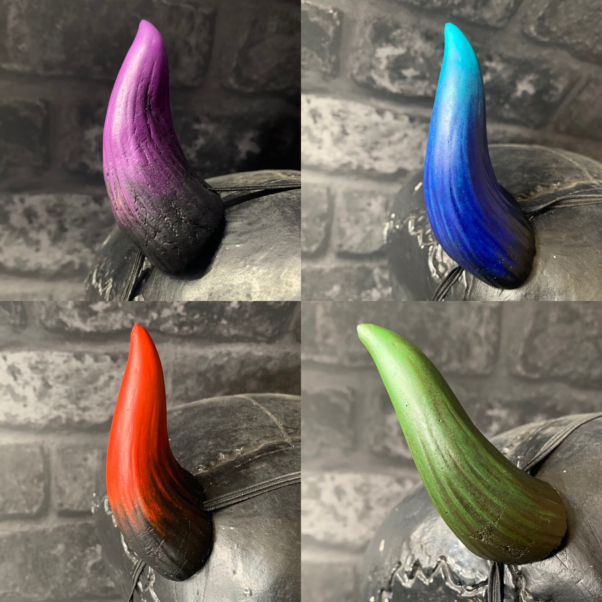 Small Horns. Demon Devil Tiefling Satyr Dragon Costume Cosplay - Etsy