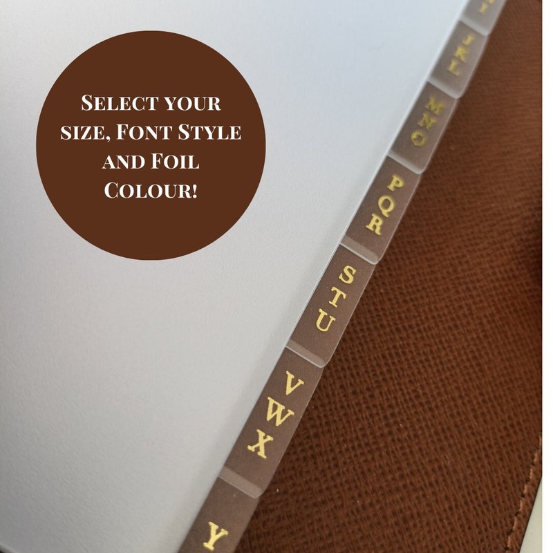 Alphabet Divider - Etsy