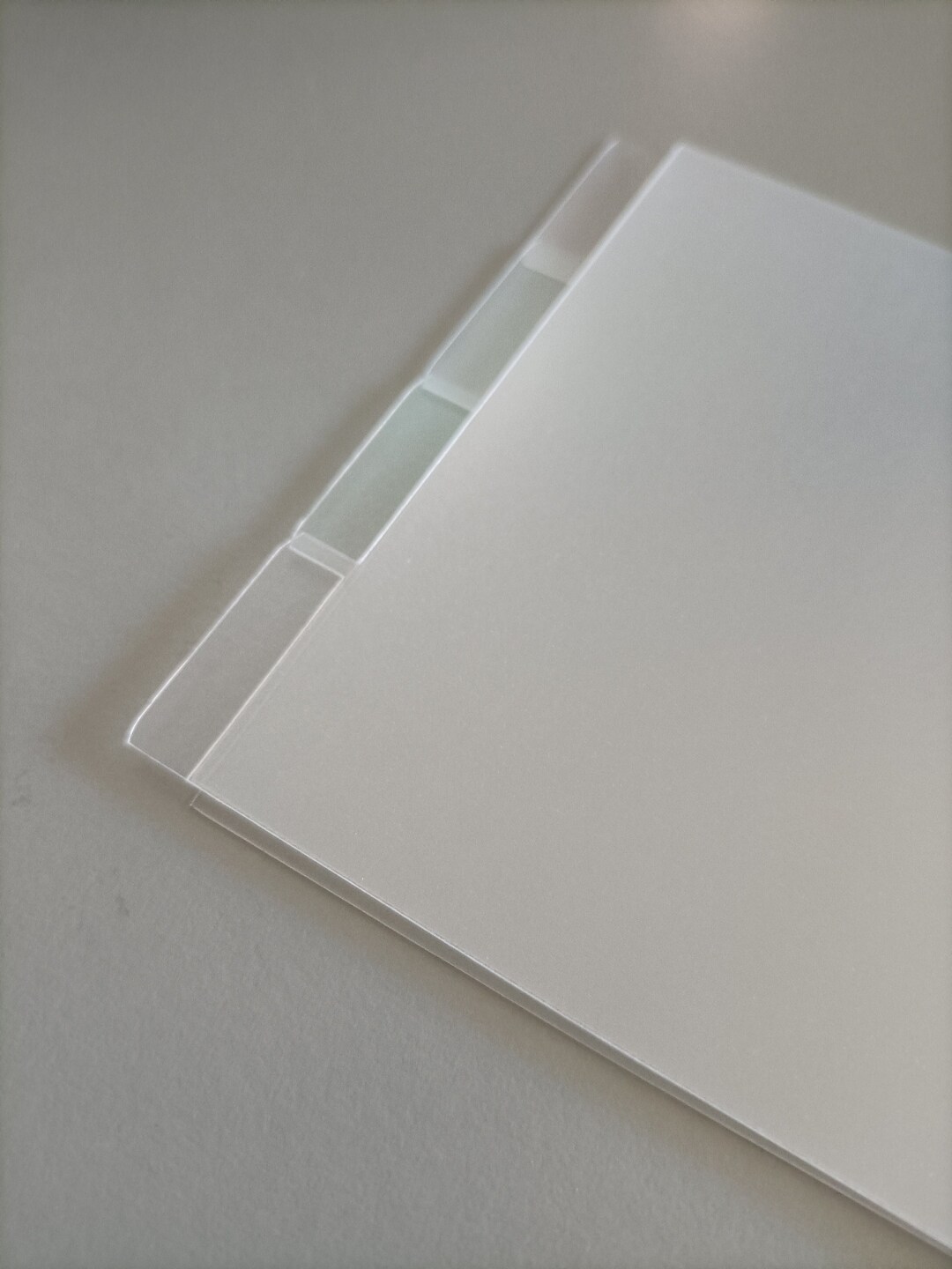 All Size Blank Top Tab Dividers Bottom Tab Frosted Personal Planner ...