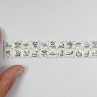 Squirrel Ceramic Tile, 6" X 8", Delft Blue, Delft Blue Tile, Squirrel ...