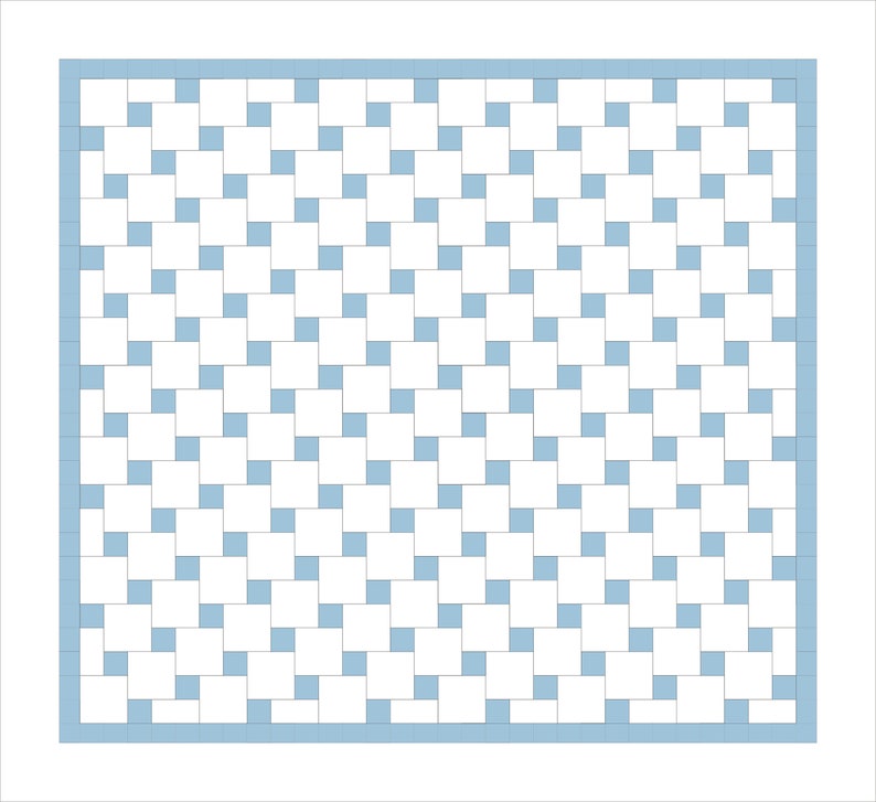 Kit:miniature Tiles Basic Pattern for a Floor of 13 3/4 Inch - Etsy