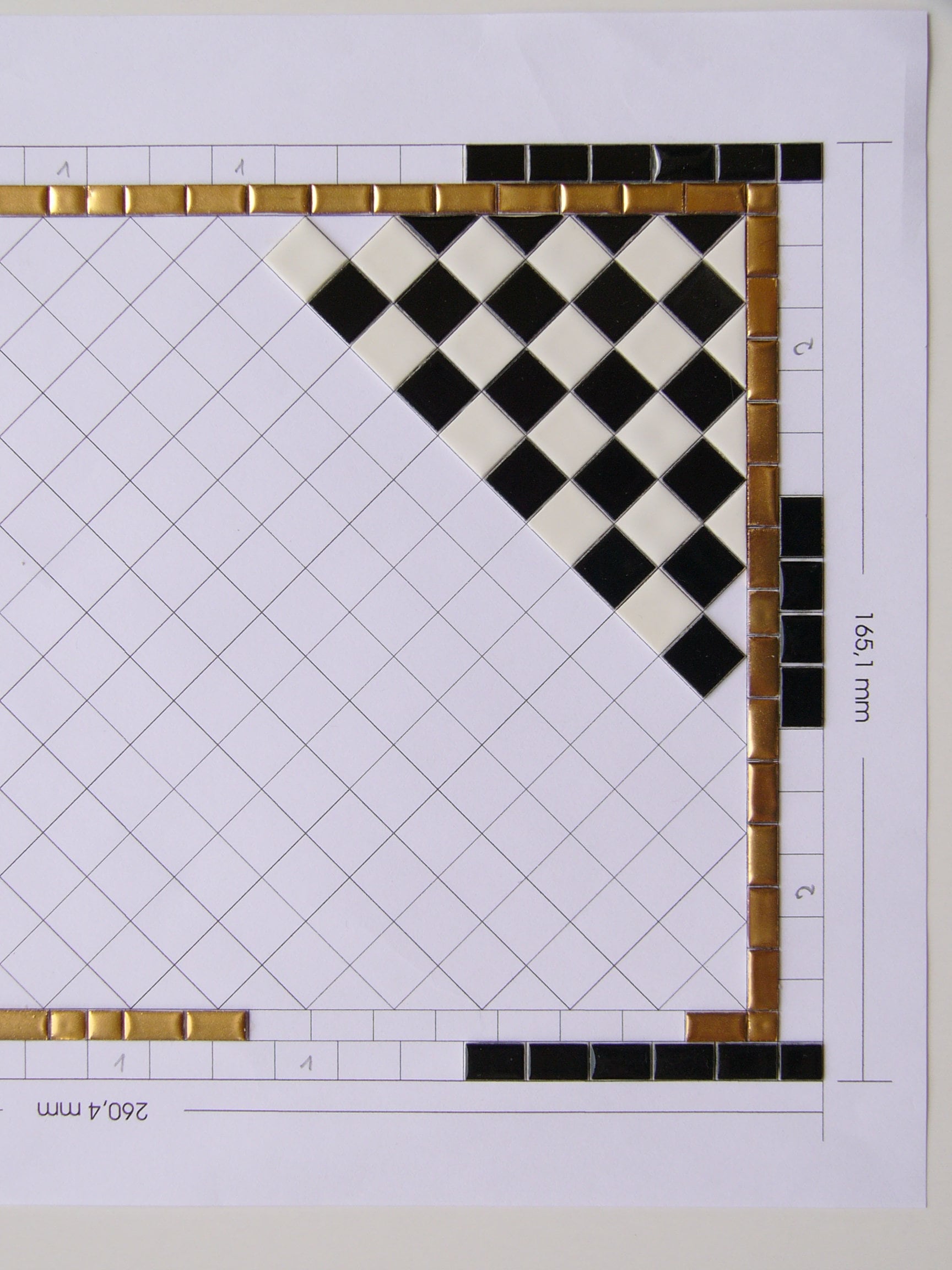 Miniature Tiles for Floor of 10 1/4 X 6 1/2 Inches 260 Mm X | Etsy