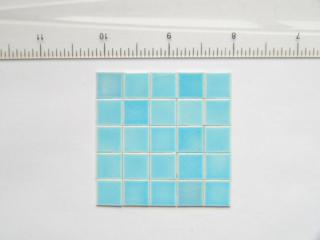100 Miniature Tiles - 23400- 5/12 X 5/12 Inch - - Etsy