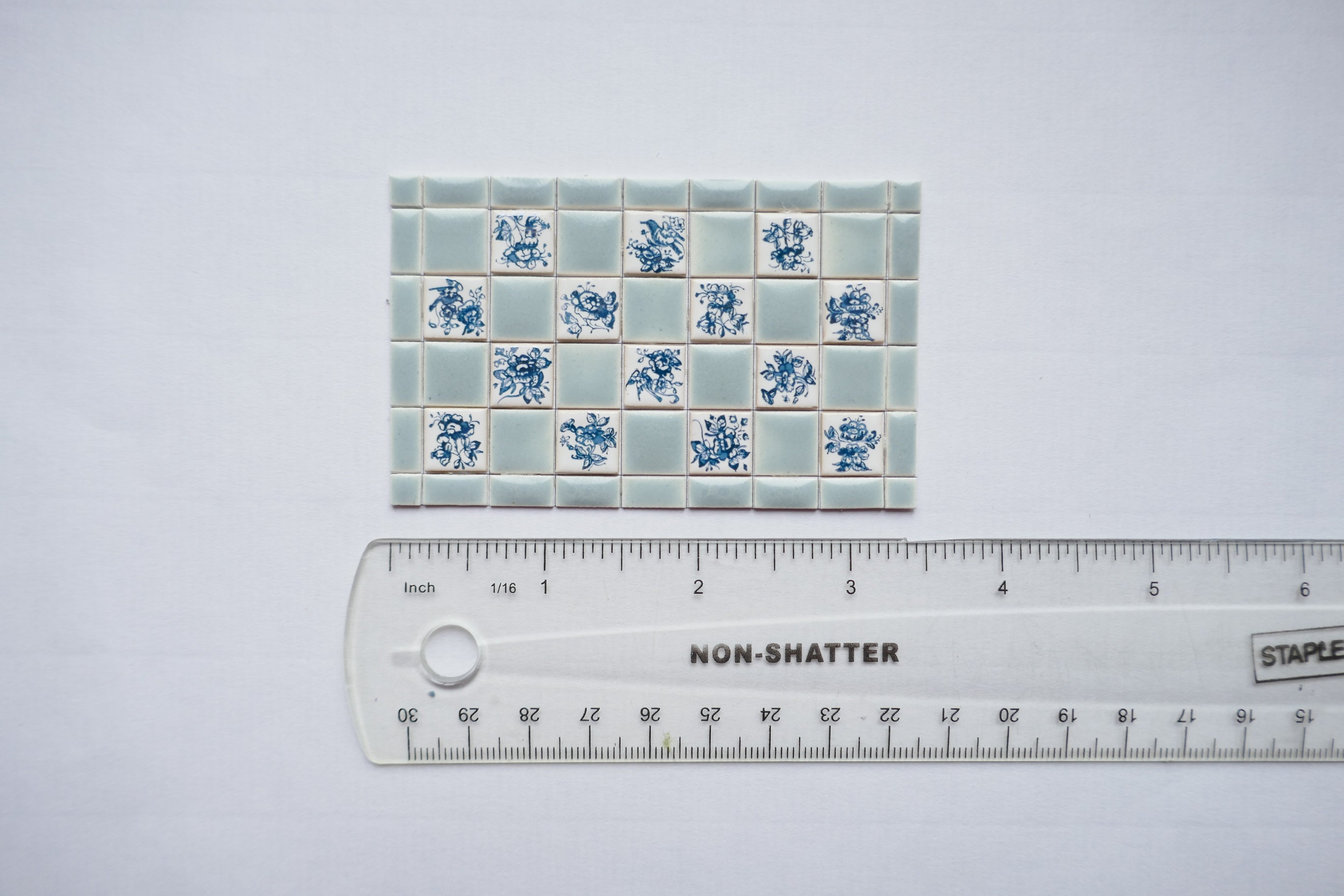 Miniature Tiles Mural 14 Hand Painted Dutch Flower Designs - Etsy