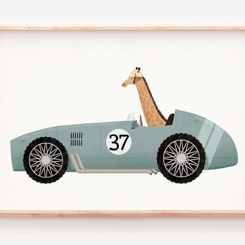 Gender Neutral Print Animal Nursery Whimsical Animals - Etsy