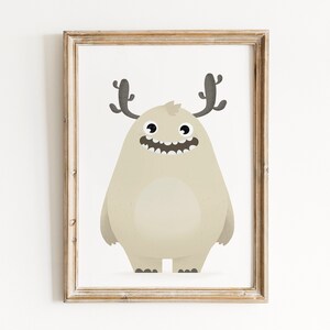Nursery Wall Art, Nursery Print, Cute Monster, Monster Art Print, Baby ...