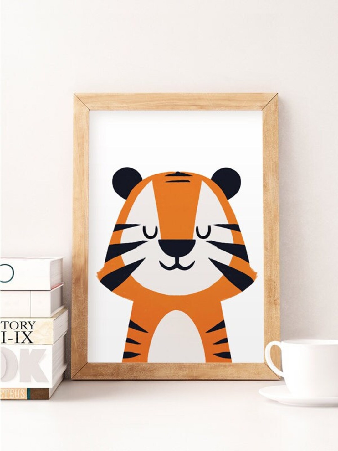 Little Tiger Art, Tiger Nursery Print, Animals Nursery Art, Cute ...
