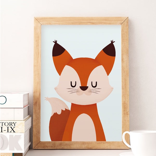 Fox Print - Etsy