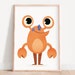 Nursery Wall Decor, Silly Monster Art, Cute Monster Print, Kids Room ...