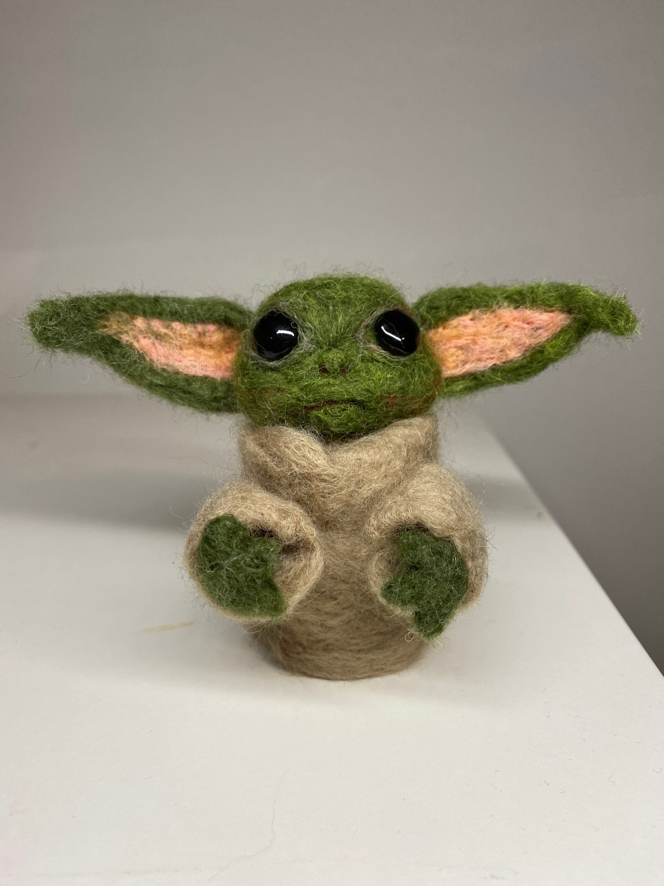Needle Felted Star Wars The Mandelorian Baby Yoda Grogu. | Etsy