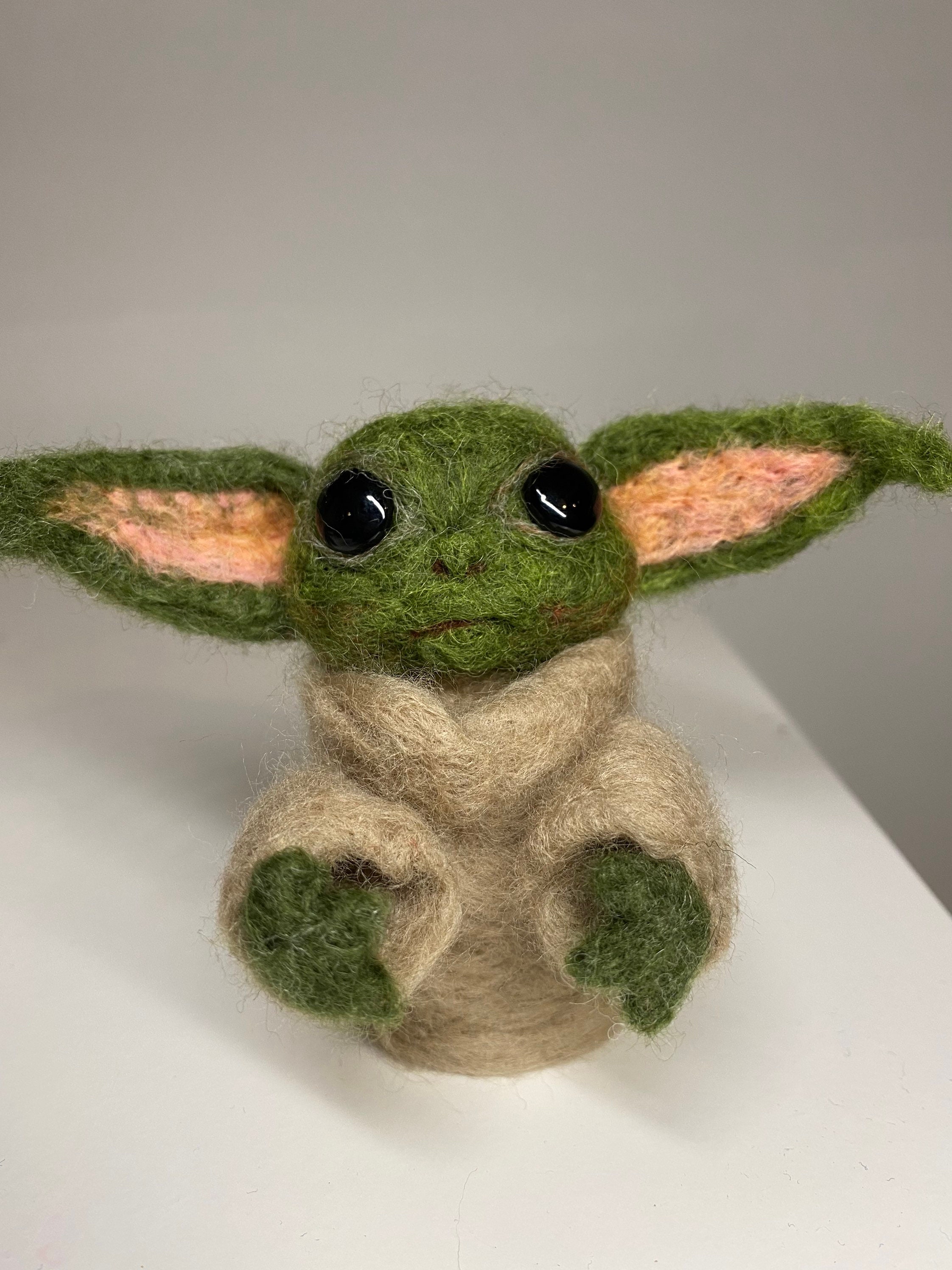 Needle Felted Star Wars The Mandelorian Baby Yoda Grogu. | Etsy