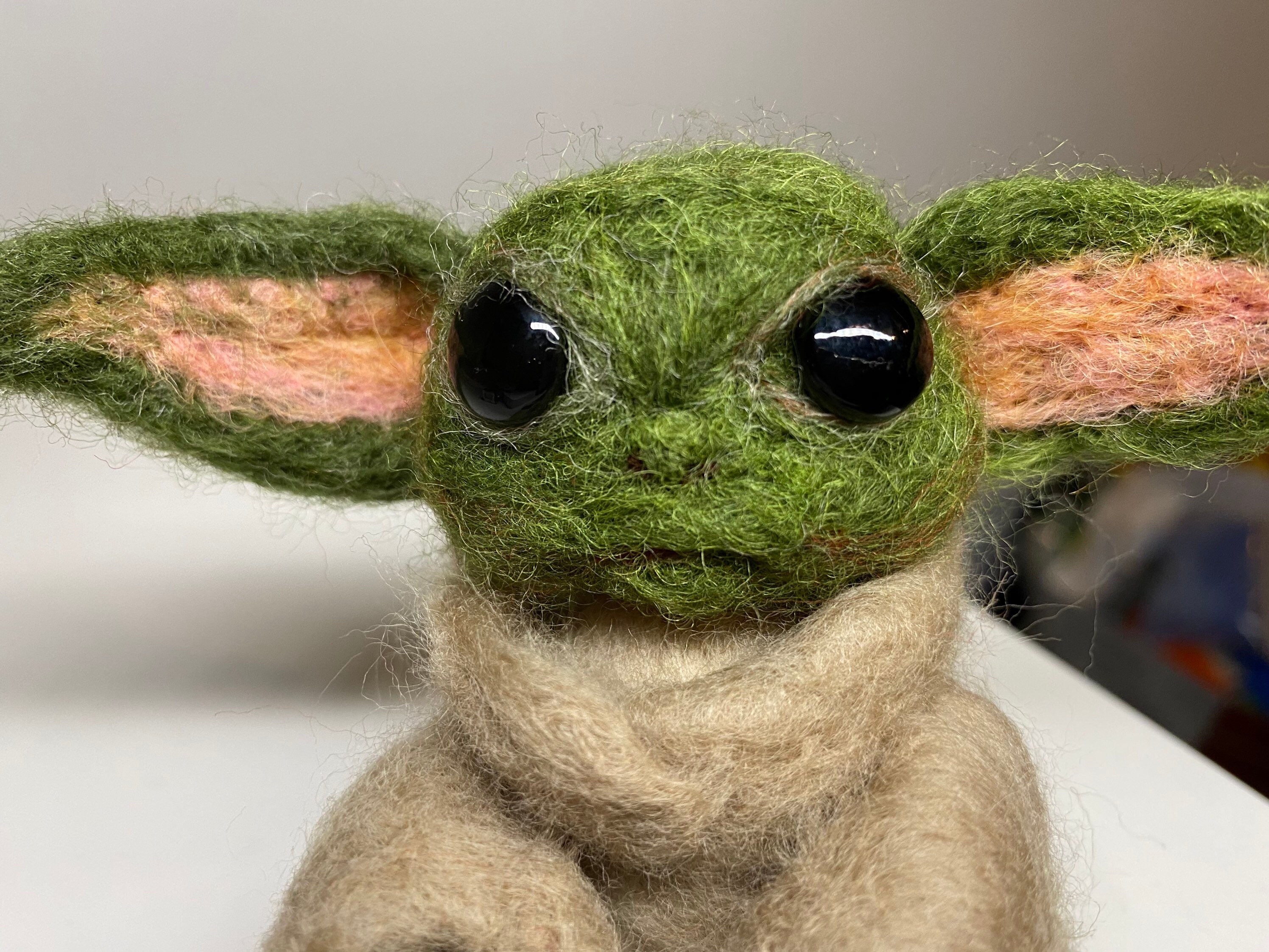 Needle Felted Star Wars The Mandelorian Baby Yoda Grogu. | Etsy