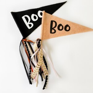 Boo Felt Halloween Pennant Flag Halloween Decor - Etsy