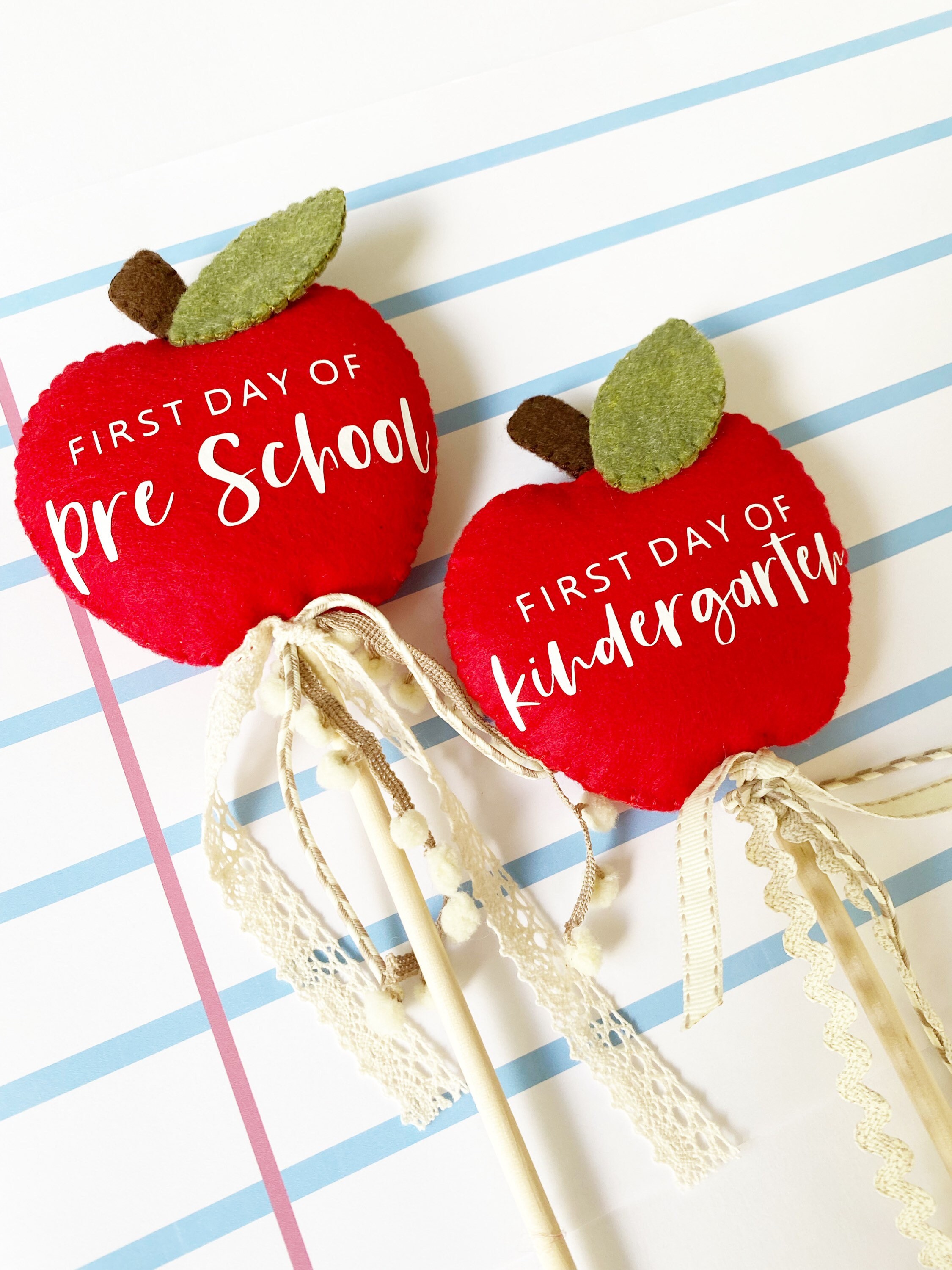 Apple Wand | First Day of School | Children's Play Wand | Party Decor ...