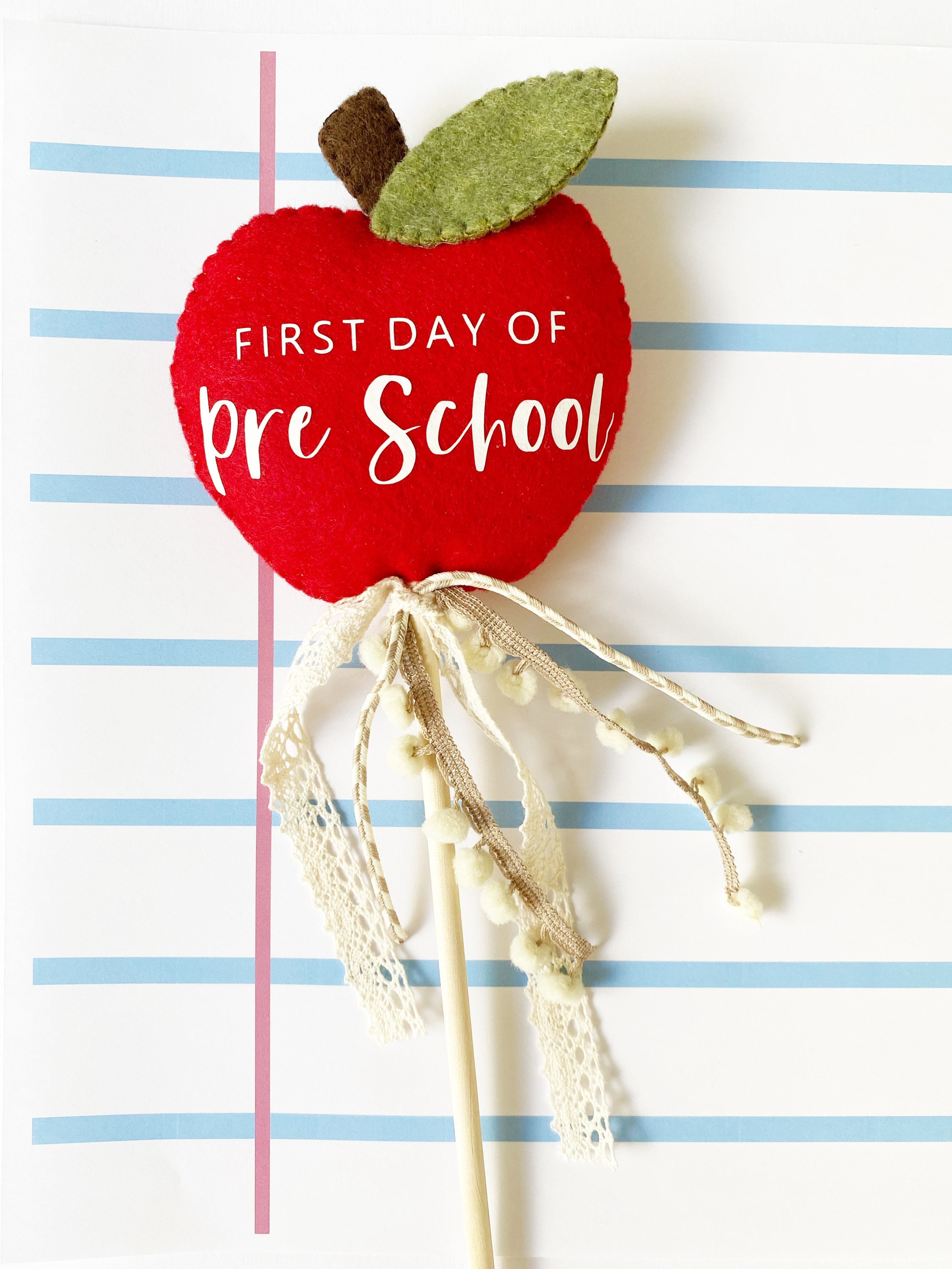 Apple Wand | First Day of School | Children's Play Wand | Party Decor ...