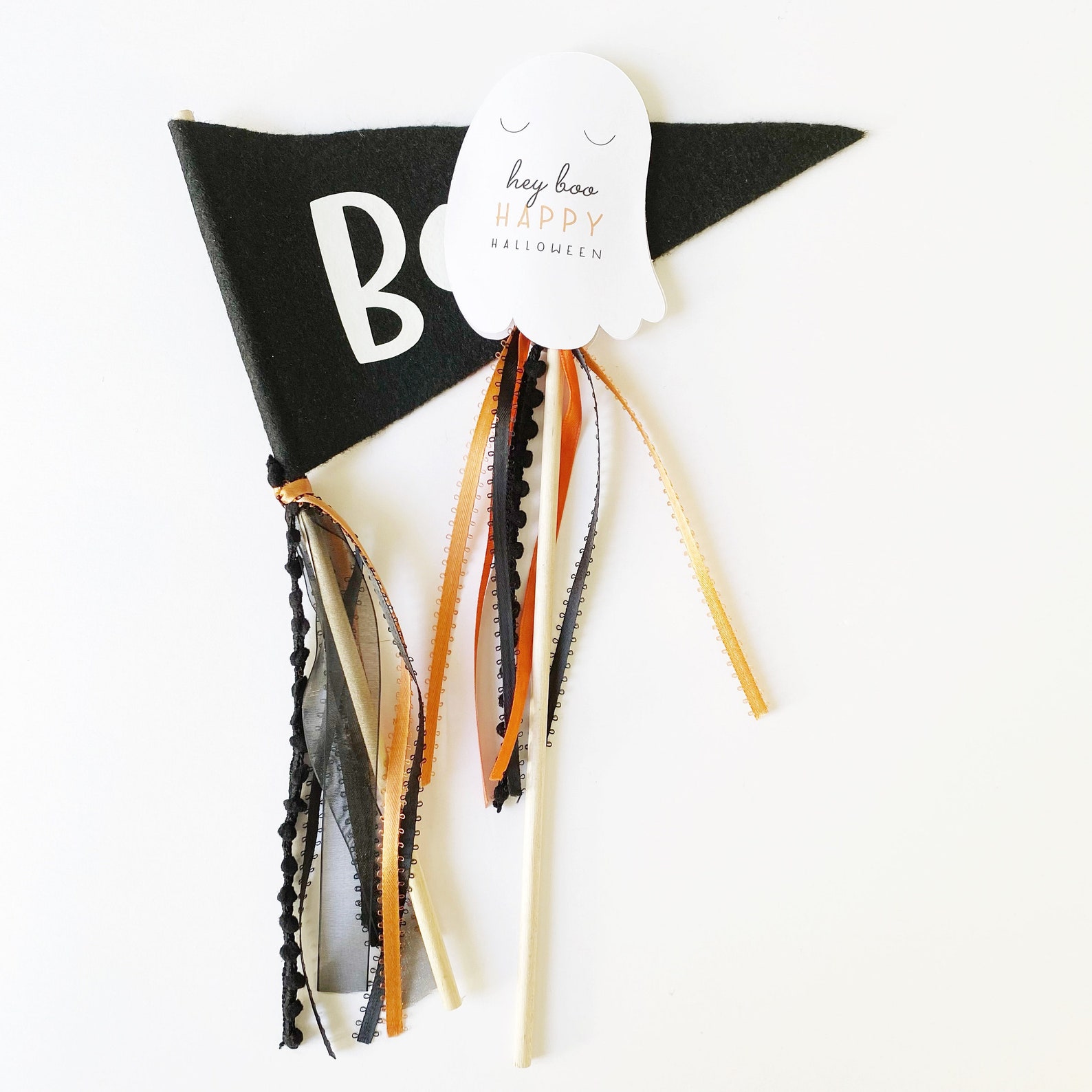 Boo Felt Halloween Pennant Flag Halloween Decor - Etsy