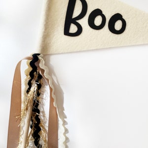 Boo Felt Halloween Pennant Flag Halloween Decor Children's Play Wand ...