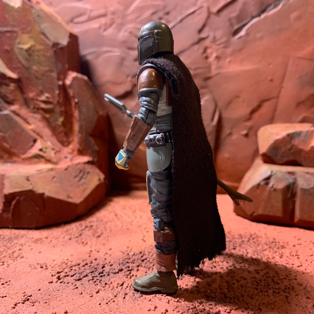 Star Wars Vintage Collection Mandalorian Cloth Cape 3.75 Inch - Etsy