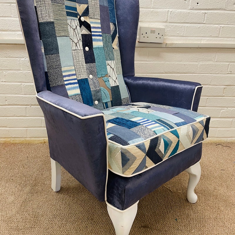 Patchwork Chair - Etsy UK