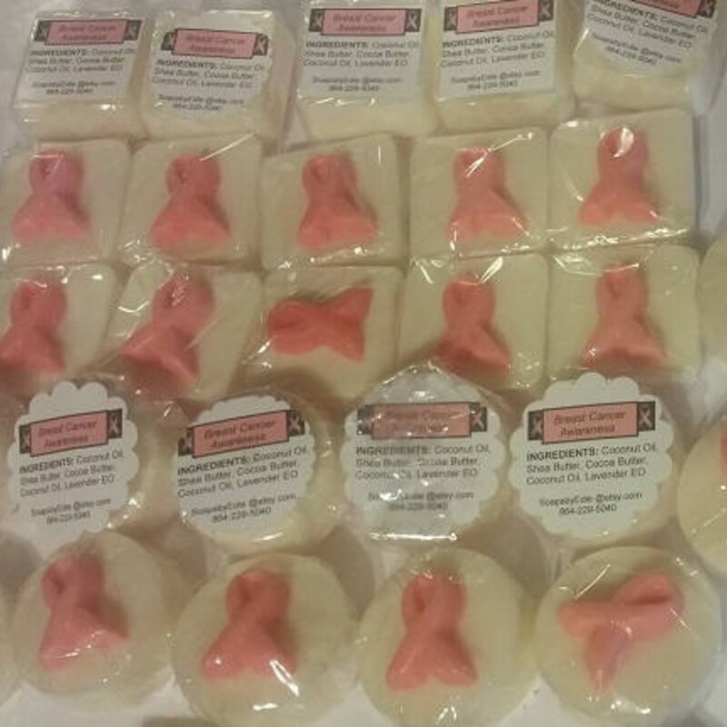 Pink Ribbon Soap - Etsy