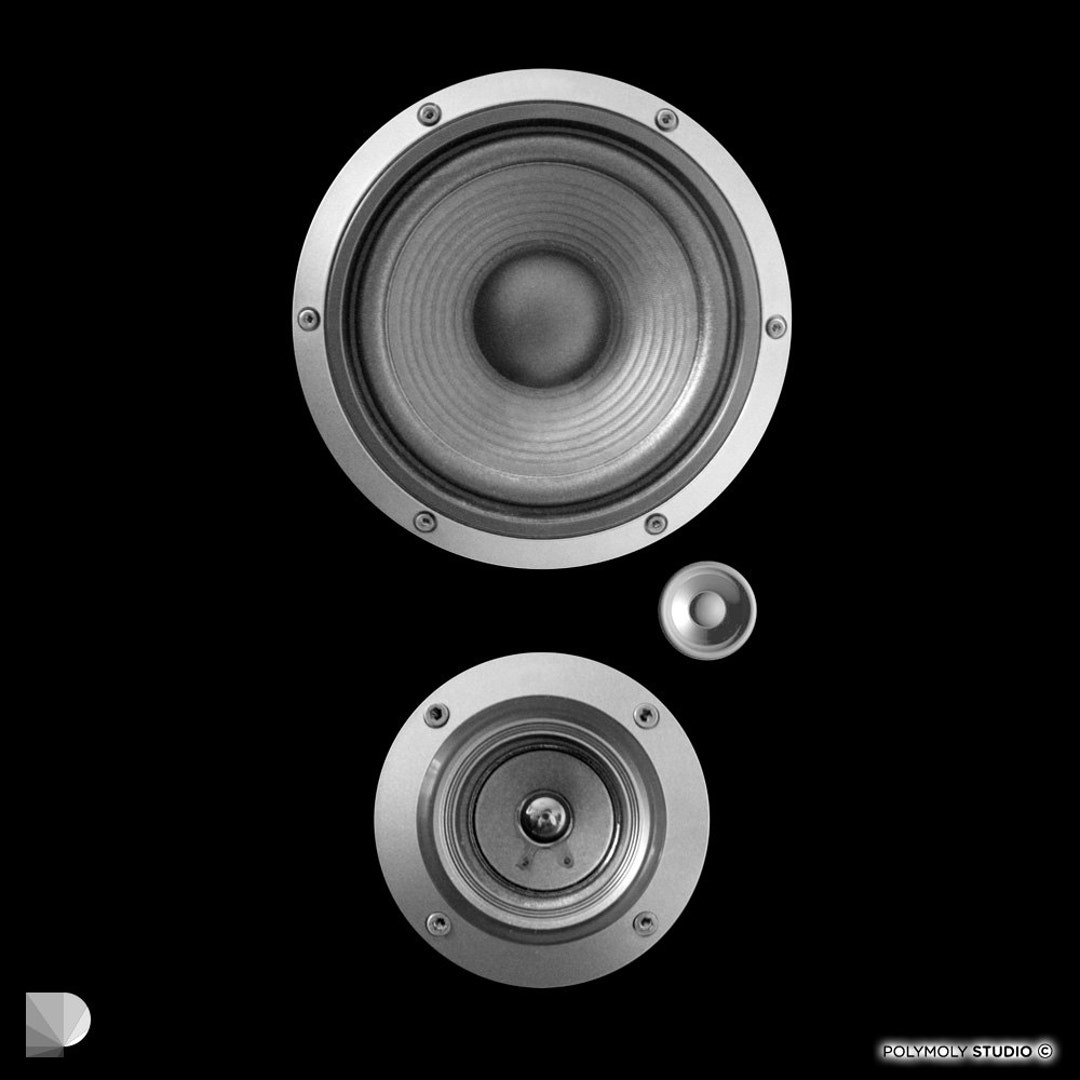 Subwoofer on Black Background Pattern. Instant Download Digital Print ...