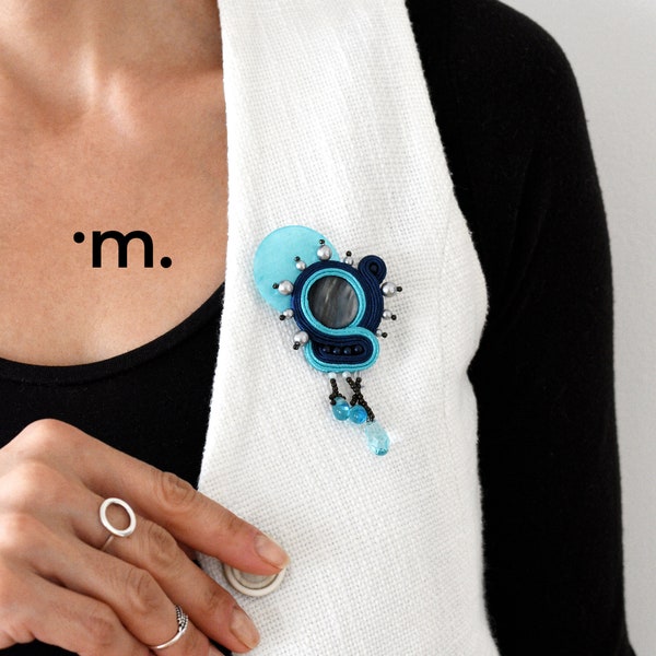 Full Moon Brooch - Etsy