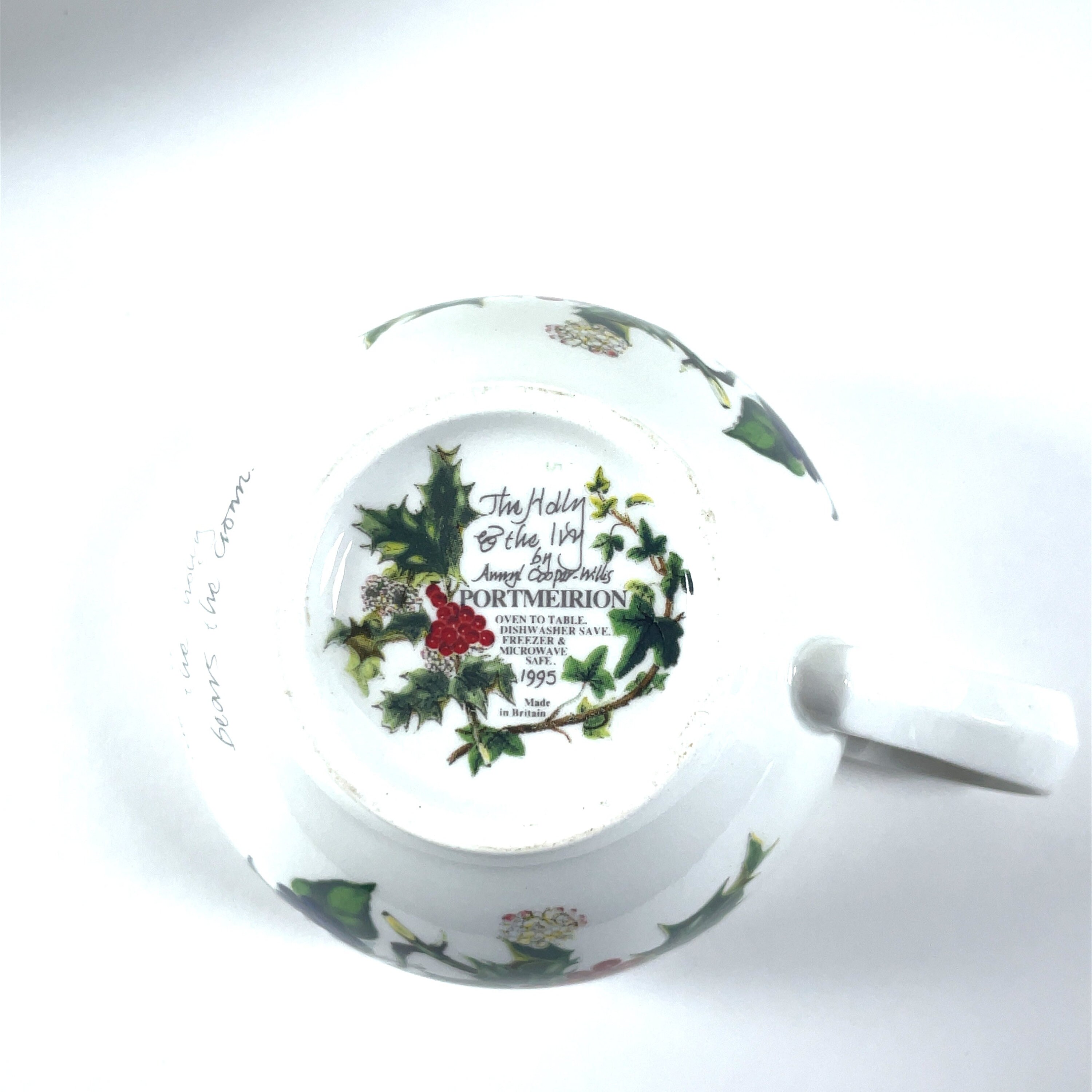 The Holly & the Ivy Cup and Saucer X 6 Anwyl Cooper-willis - Etsy