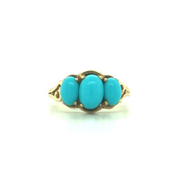 Yellow Turquoise Ring - Etsy