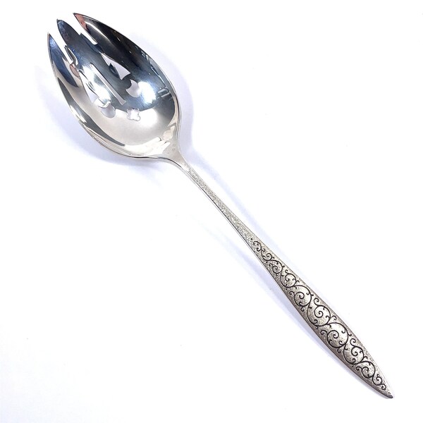Silver Serving Spoon - Etsy