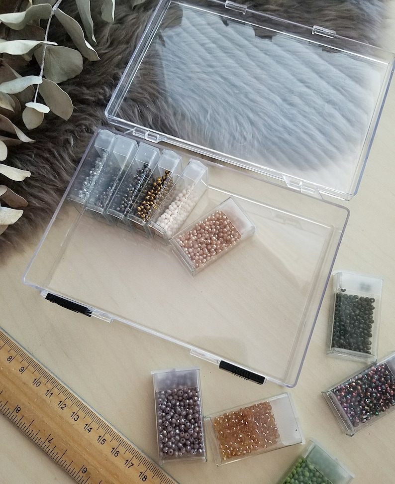 Small Plastic Storage Box >> 6" X 4" Container, Fits 2" Flip Top Boxes ...