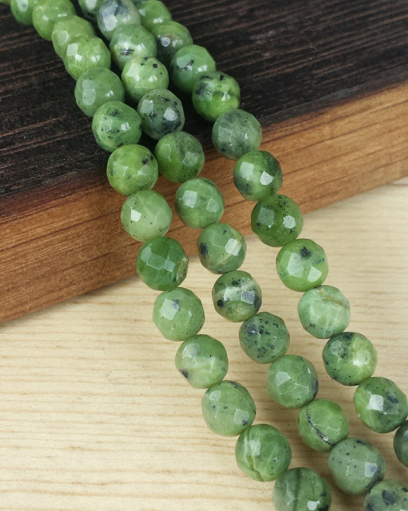 Faceted BC Jade 8mm Faceted Round Beads - Etsy