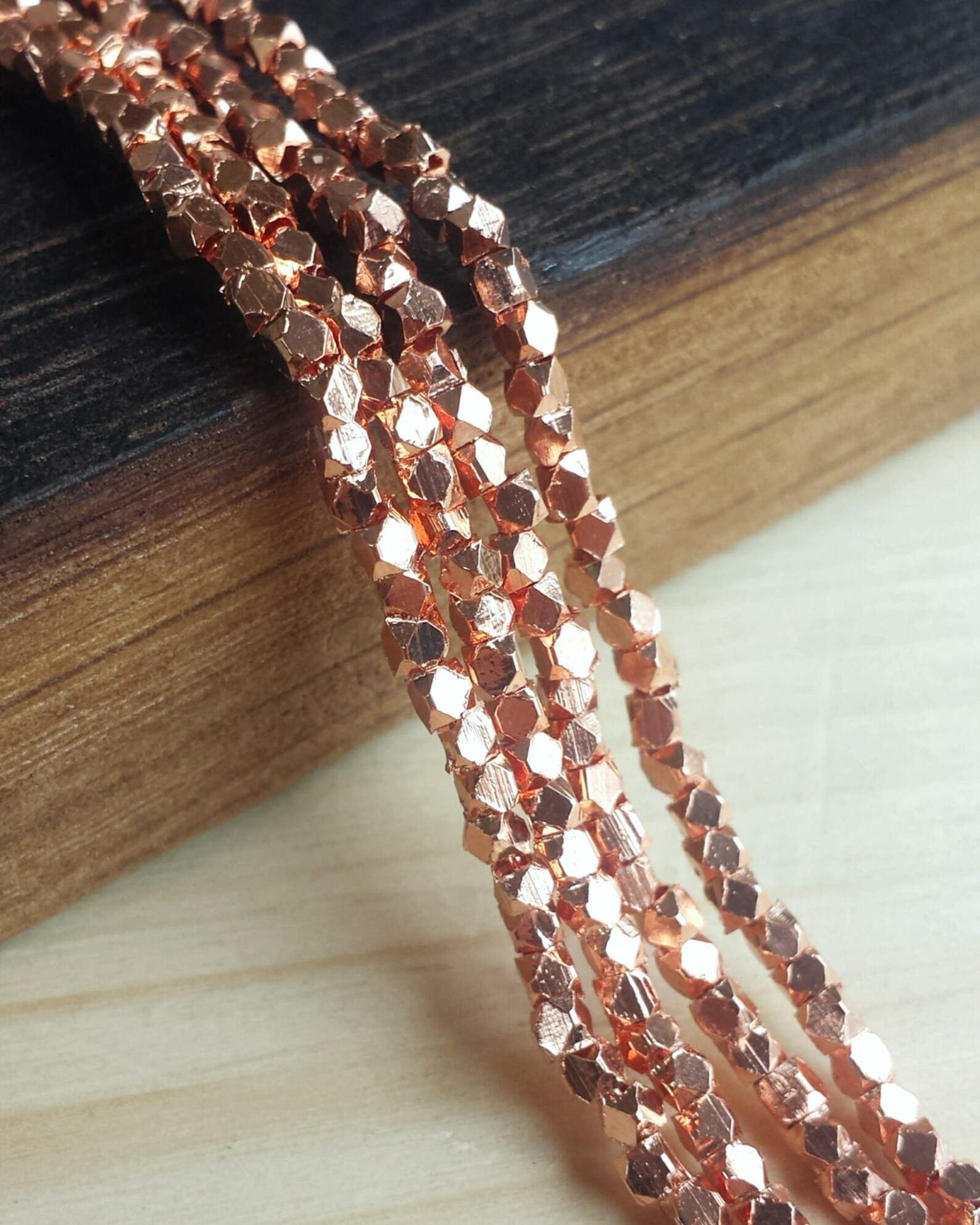 Copper 2-2.5mm Faceted Metal Beads Cornerless Cubes - Etsy