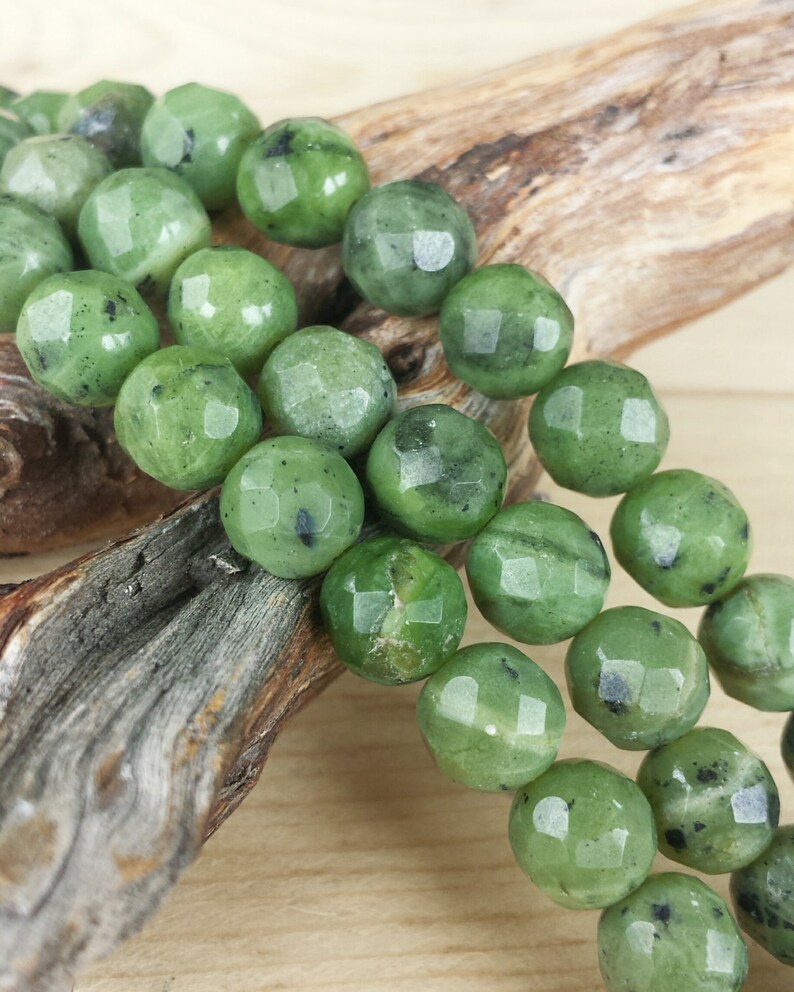 Faceted BC Jade 8mm Faceted Round Beads - Etsy