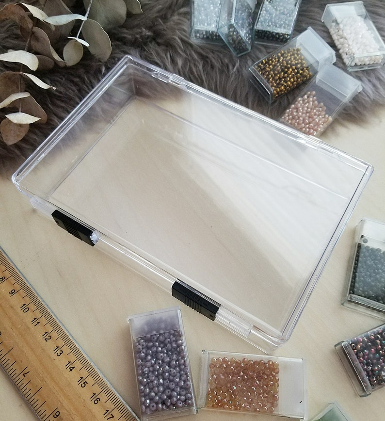 Small Plastic Storage Box >> 6" X 4" Container, Fits 2" Flip Top Boxes ...