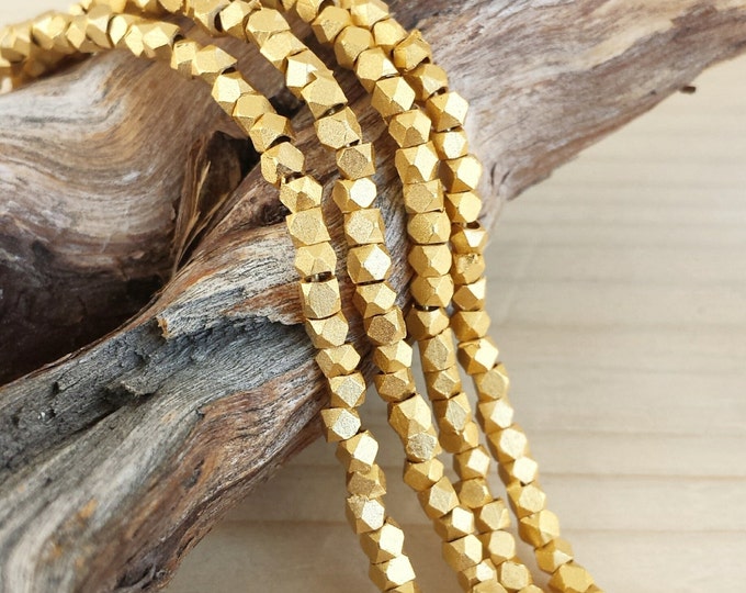 Beaded Triangle Earrings in Satin Gold Rainbow, Bronze, Red, Copper ...