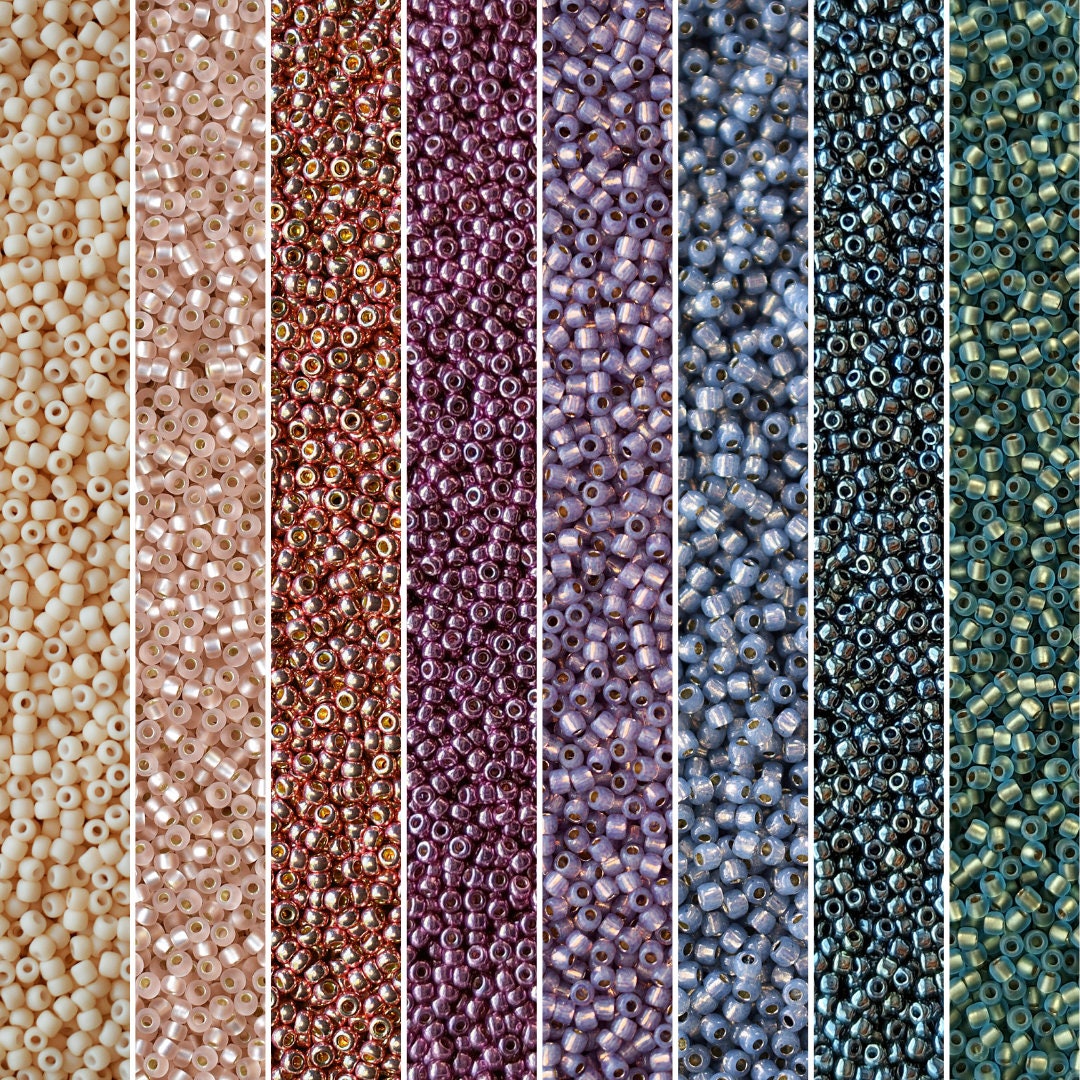 Spring Meadow Color Palette Pack : 11/0 Seed Beads - 8, 3" Tubes (13g ...