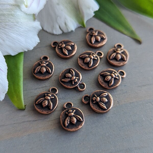 Copper Charms - Etsy
