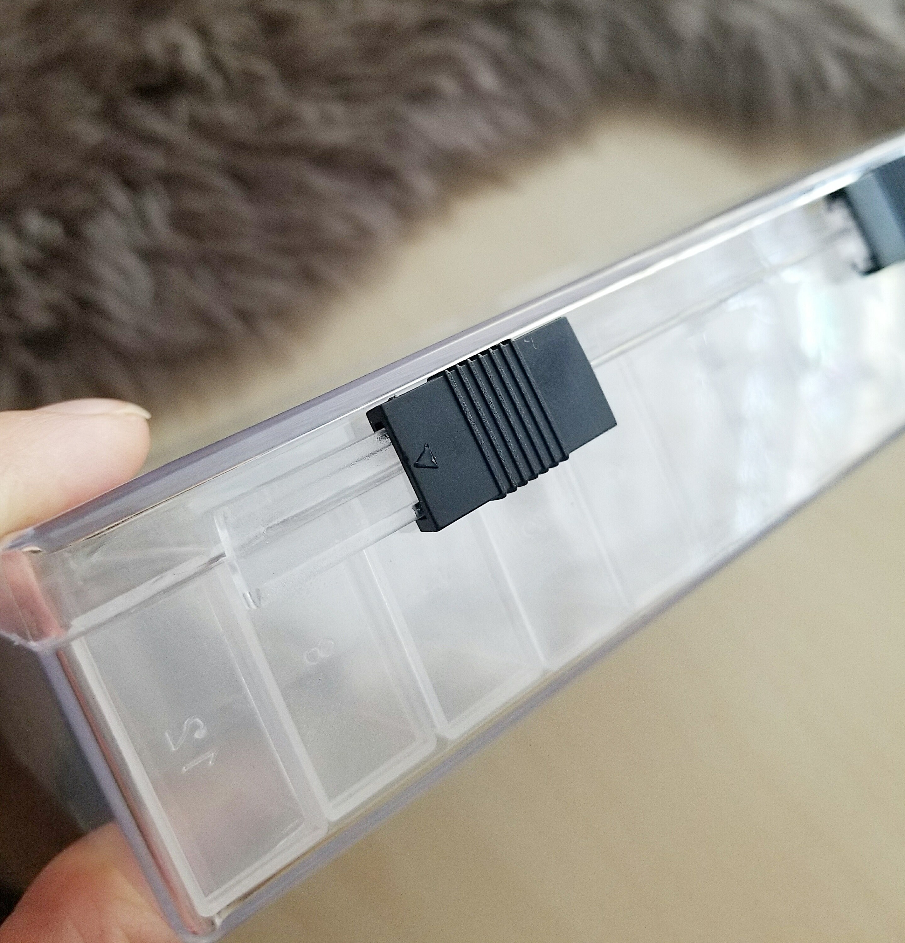 Small Plastic Storage Box W/ Flip Top Boxes 6 X - Etsy