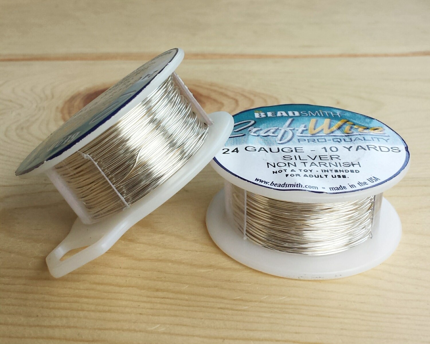 24 gauge Silver Plated Craft Wire 10 yards or Bulk | Etsy