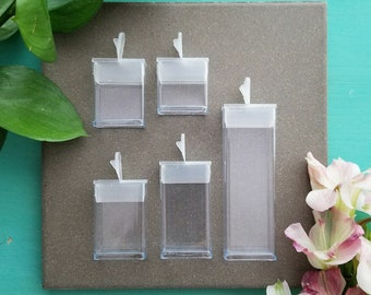 Small Plastic Storage Box 6 X 4 Container, Fits 2 Flip Top Boxes Small ...