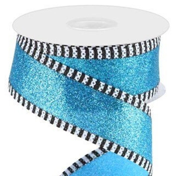 Black Glitter Ribbon - Etsy