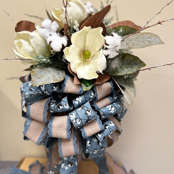 Burlap Tree Topper - Etsy