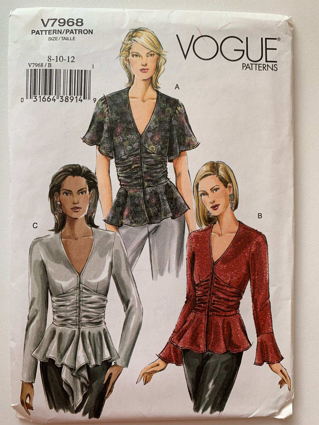 Vogue 8-10-12 - Etsy