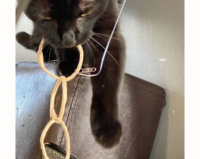 Twist Tie Toy, Natural Cat Toy, Cat Toss Toy, Twistie Toy, Toys for ...
