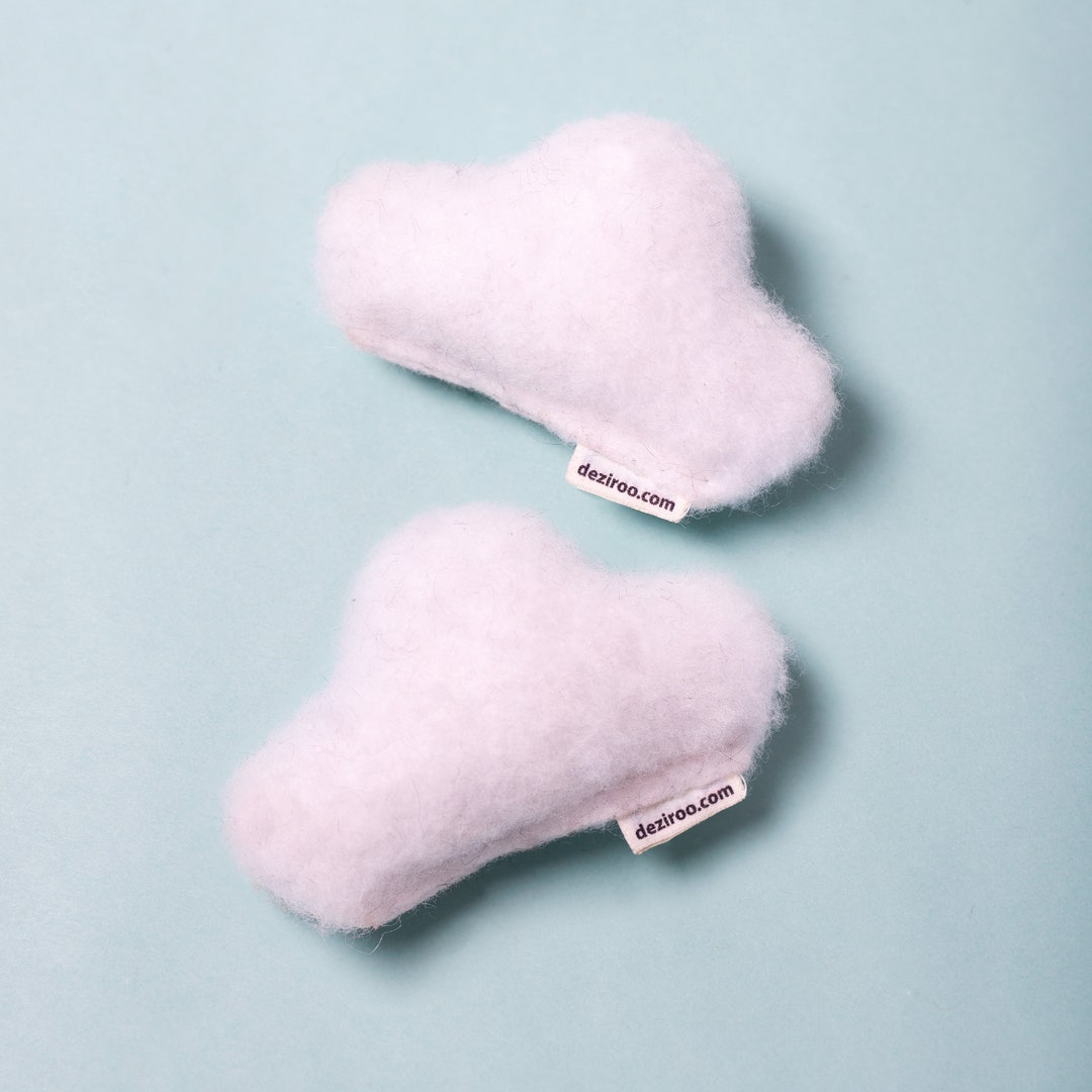 Little Puff 2 Pack - Felt Cat Toy, Cat Toys Kicker With Silver Vine ...