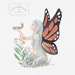 Monarch Fairy Nursery Art Printable Illustration - Etsy