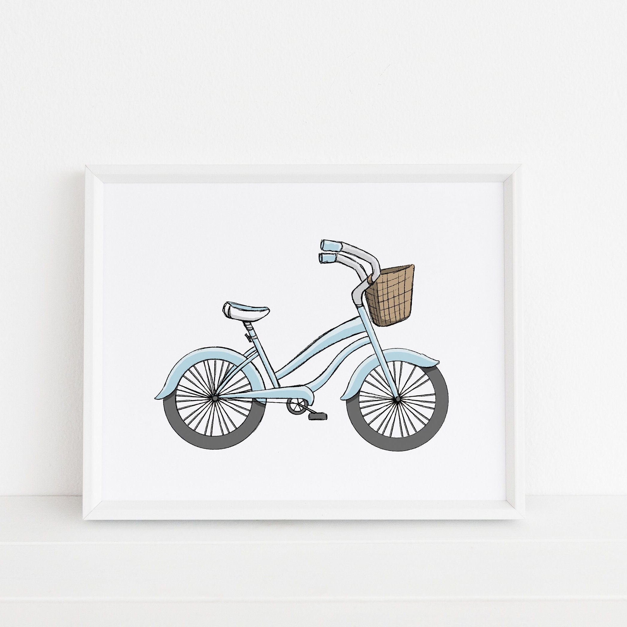 Beach Cruiser Set of 3 Art Printable, Nursery Art, Kid's Room Decor ...