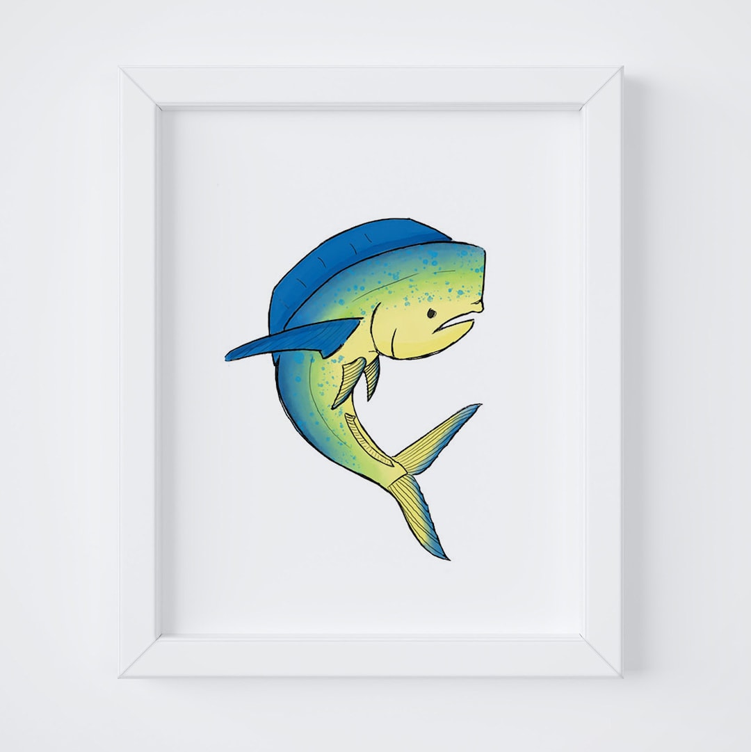 Mahi Mahi Art Printable: Kid's Nursery Decor (digital Download) - Etsy
