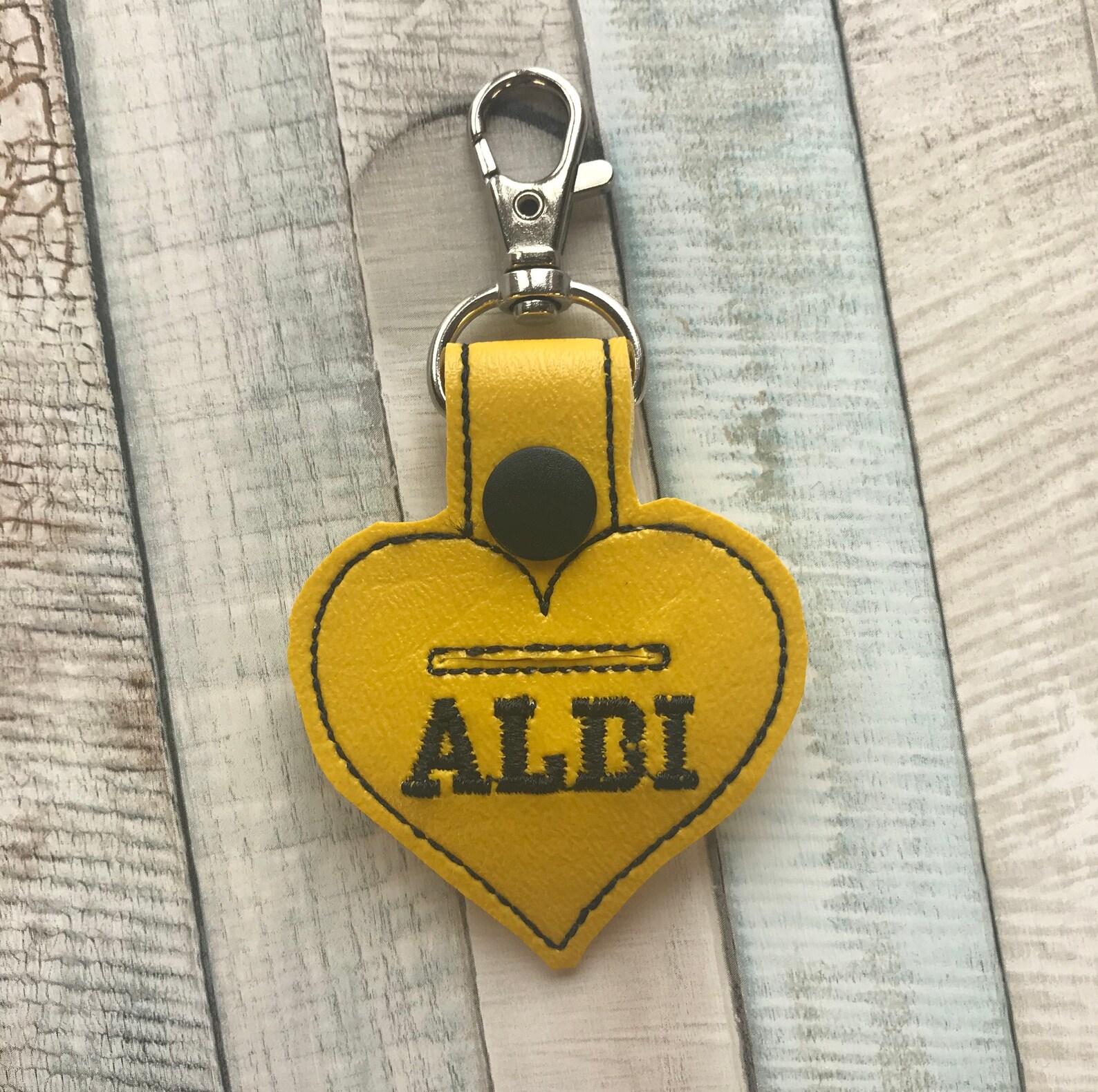 Aldi Lover's Quarter Keeper Key Chain - Etsy