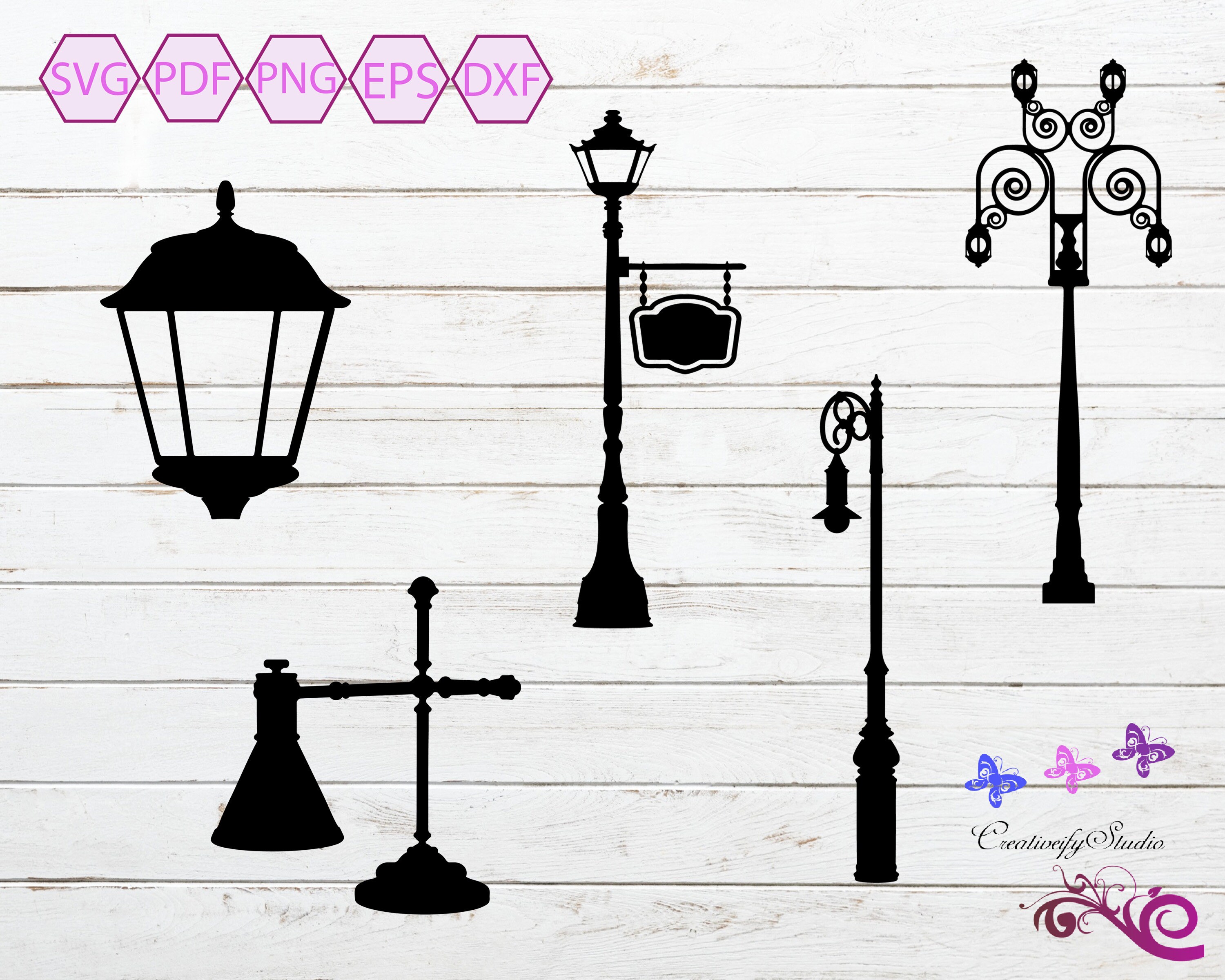 Light Bundle Lights SVG Porch Lights Chandelier Lights - Etsy